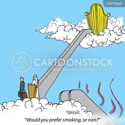 Nonsmoking Cartoons and Comics - funny pictures from CartoonStock