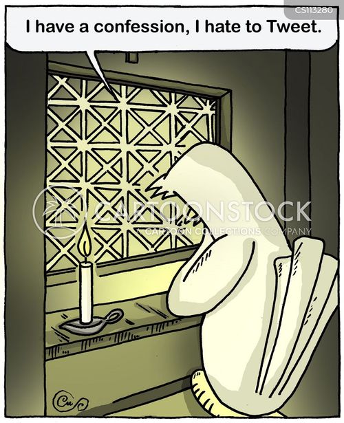 Confession Booth Cartoons and Comics - funny pictures from CartoonStock