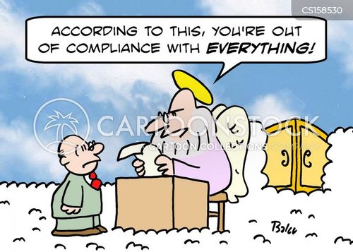 Compliance Cartoons and Comics - funny pictures from CartoonStock