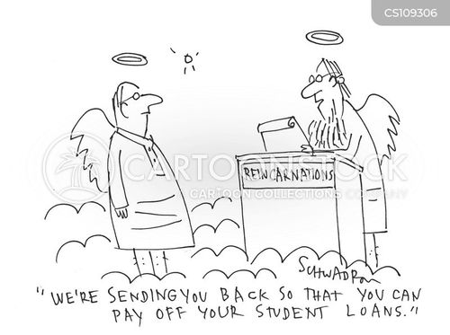 Reincarnation Cartoons and Comics - funny pictures from CartoonStock