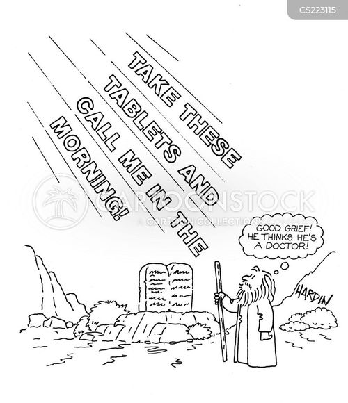 The Commandments Cartoons and Comics - funny pictures from CartoonStock