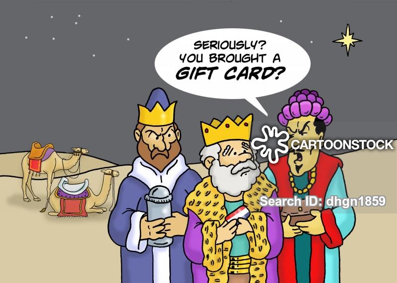 Funny Three Wise Men Cartoon