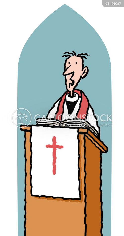 Pulpit Cartoons and Comics - funny pictures from CartoonStock