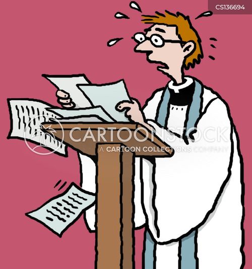Lectern Cartoons and Comics - funny pictures from CartoonStock