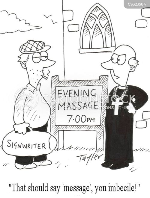 Imbecile Cartoons and Comics - funny pictures from CartoonStock