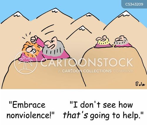 Non Violence Memes Nonviolence Cartoons And Comics Funny Pictures