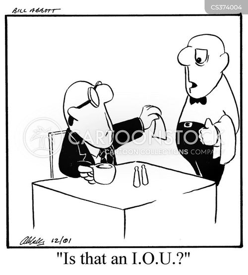 Separate Checks Cartoons and Comics - funny pictures from CartoonStock