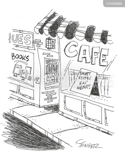 Cafe Marketing Cartoons and Comics - funny pictures from CartoonStock