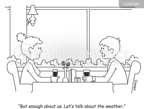 Awkward Conversation Cartoons and Comics - funny pictures from CartoonStock