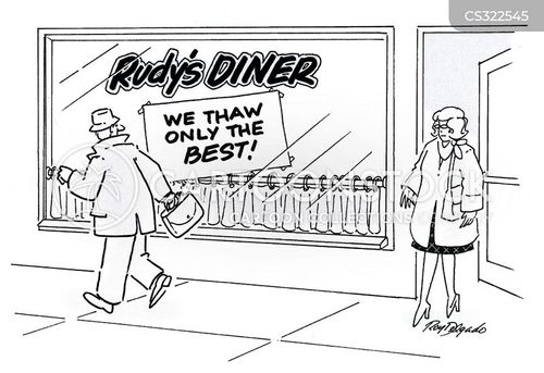 Frozen Dinner Cartoons and Comics - funny pictures from CartoonStock