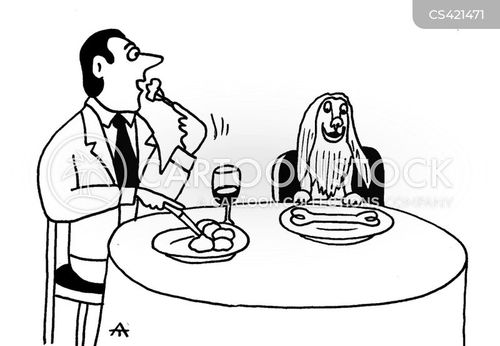 Dog Restaurant Cartoons and Comics - funny pictures from CartoonStock