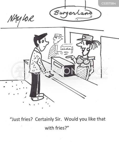 Side Orders Cartoons and Comics - funny pictures from CartoonStock