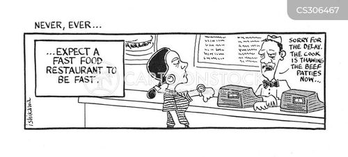 In A Hurry Cartoons and Comics - funny pictures from CartoonStock