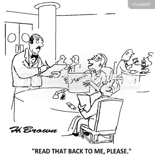 Serving Order Cartoons and Comics - funny pictures from CartoonStock