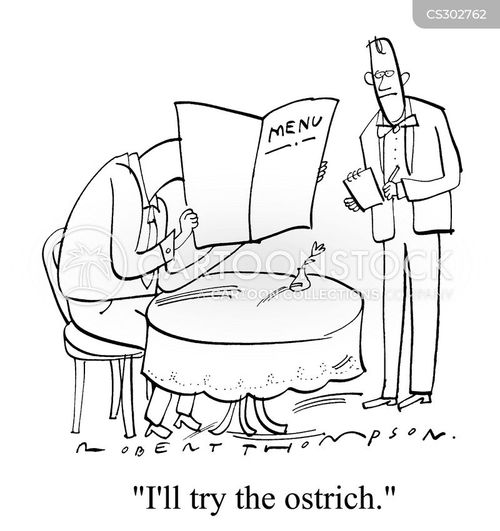 Head In Sand Cartoons and Comics - funny pictures from CartoonStock