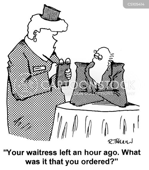 Restaurants Orders Cartoons and Comics - funny pictures from CartoonStock