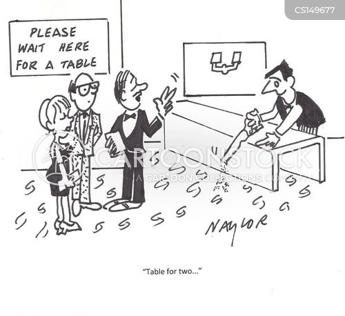 Table Two Cartoons and Comics - funny pictures from CartoonStock