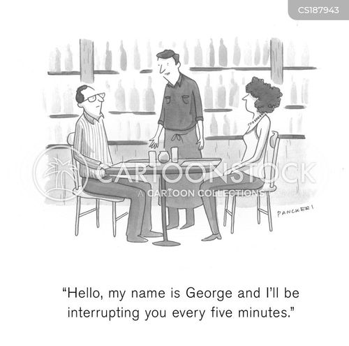 Interruption Cartoons and Comics - funny pictures from CartoonStock