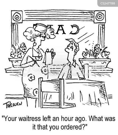 Waitress Cartoons and Comics - funny pictures from CartoonStock