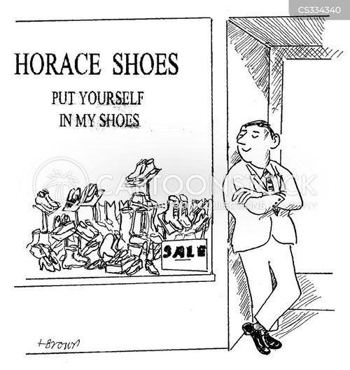 Putting Yourself In Someone Elses Shoes Cartoons and Comics - funny ...