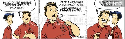 Golden Rule Cartoons and Comics - funny pictures from CartoonStock