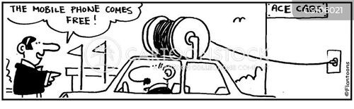 Car Phone Cartoons and Comics - funny pictures from CartoonStock