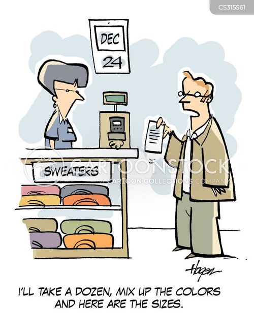 Seasonal Purchases Cartoons and Comics - funny pictures from CartoonStock