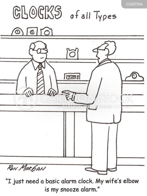 Snooze Alarm Cartoons and Comics - funny pictures from CartoonStock