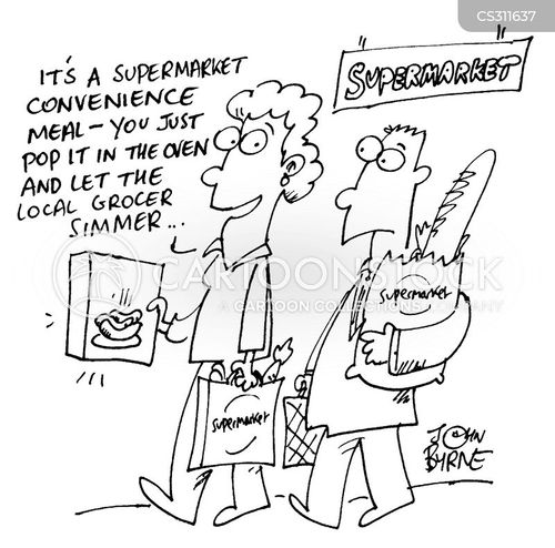 Conveniences Foods Cartoons and Comics - funny pictures from CartoonStock