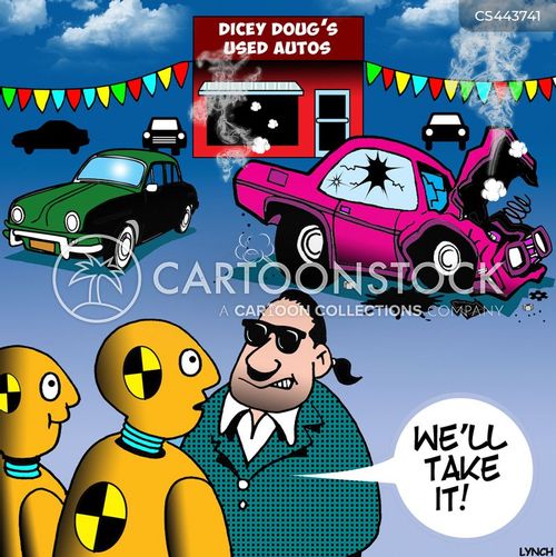 Auto Sales Cartoons and Comics - funny pictures from CartoonStock