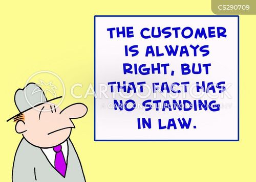 Customer Limits Cartoons and Comics - funny pictures from CartoonStock