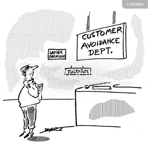 Avoided Service Cartoons and Comics - funny pictures from CartoonStock