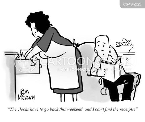 Clocks Go Back Cartoons and Comics - funny pictures from CartoonStock