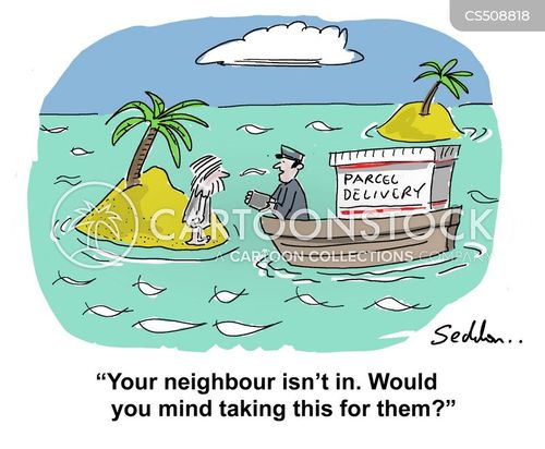 Delivery Service Cartoons and Comics - funny pictures from CartoonStock