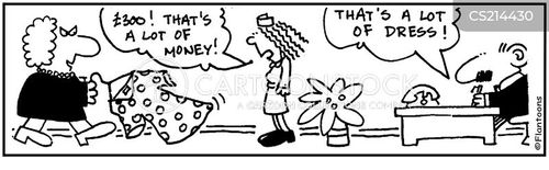 Designer Shop Cartoons and Comics - funny pictures from CartoonStock