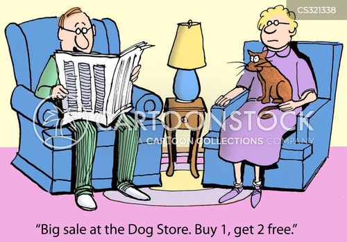 Puppies For Sale Cartoons and Comics - funny pictures from CartoonStock