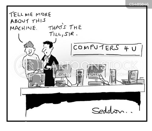 Computer Shop Cartoons and Comics - funny pictures from CartoonStock