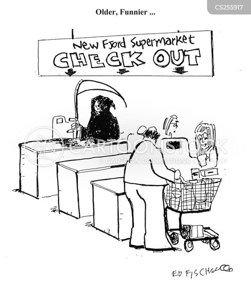 Checking Out Cartoons and Comics - funny pictures from CartoonStock