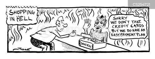 Don't Accept Cash Cartoons and Comics - funny pictures from CartoonStock