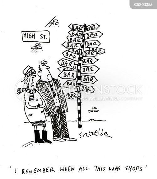 High St Cartoons and Comics - funny pictures from CartoonStock
