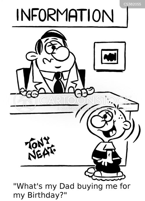 Cartoons und Karikaturen mit Info