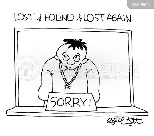 Lost Items Cartoons and Comics - funny pictures from CartoonStock