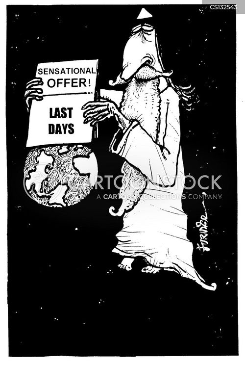 Last Days Cartoons and Comics - funny pictures from CartoonStock