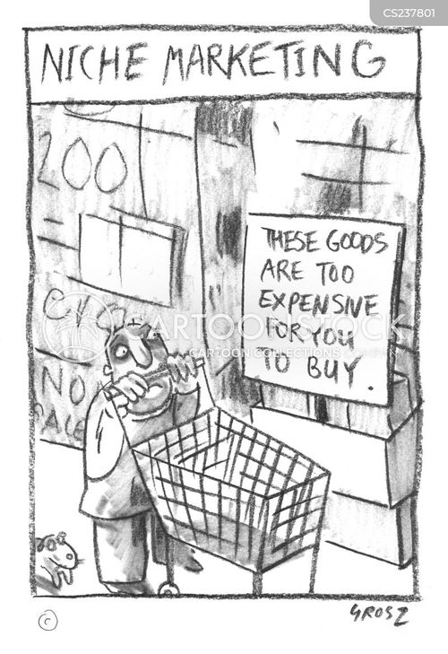 Niche Products Cartoons and Comics - funny pictures from CartoonStock