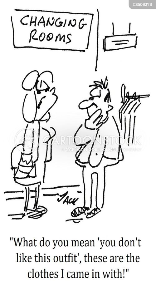 Statement Outfit Cartoons and Comics - funny pictures from CartoonStock