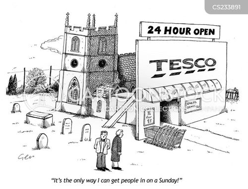 Mass Congregation Cartoons and Comics - funny pictures from CartoonStock
