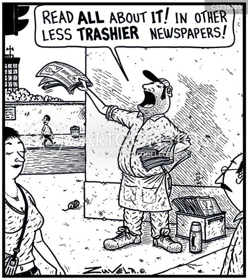 Gossip Rags Cartoons and Comics - funny pictures from CartoonStock