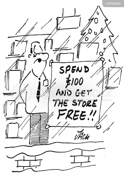 Consumer Spending Cartoons and Comics - funny pictures from CartoonStock