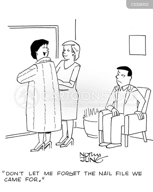 Nail File Cartoons and Comics - funny pictures from CartoonStock