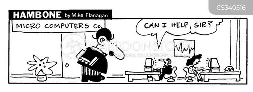 Miniature Salesman Cartoons and Comics - funny pictures from CartoonStock